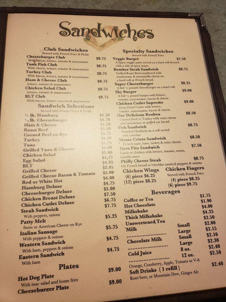 Menu at Hilton Family Restaurant, Hilton