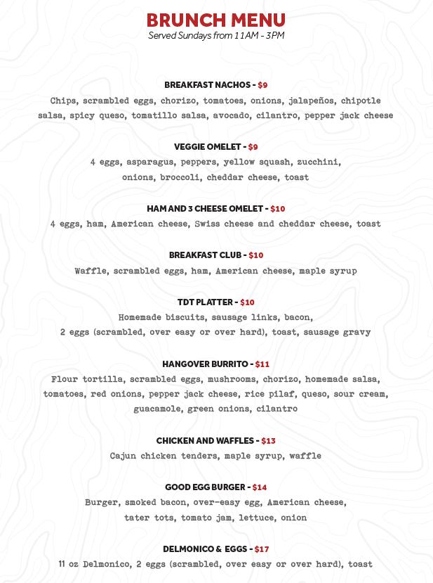 Menu at The District Tap pub & bar, Indianapolis, E 82nd St