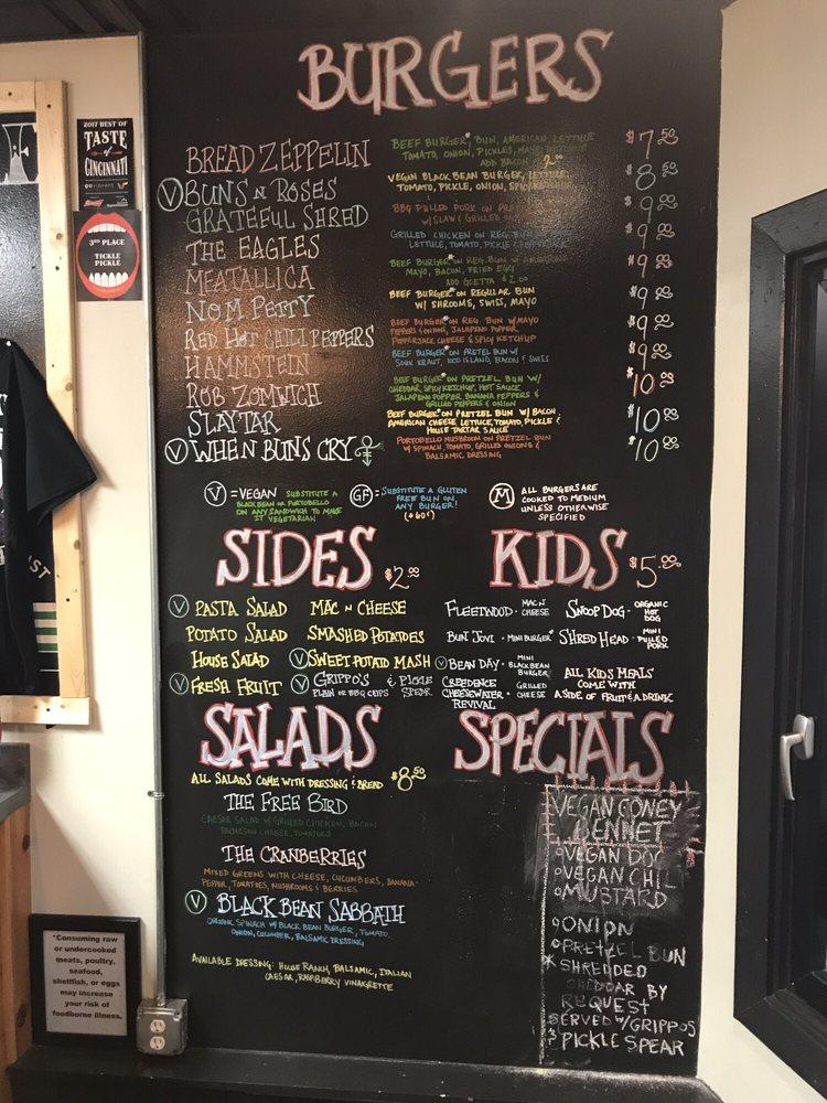 Menu at Tickle Pickle Restaurant, Cincinnati