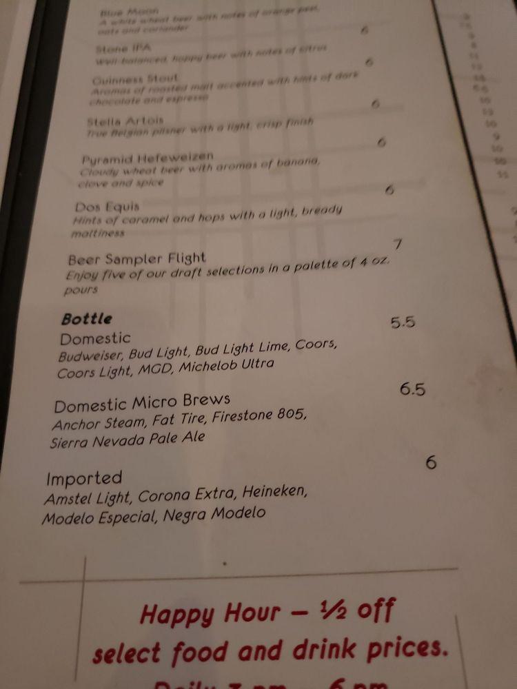 Menu at Atlantis Sushi pub & bar, Reno