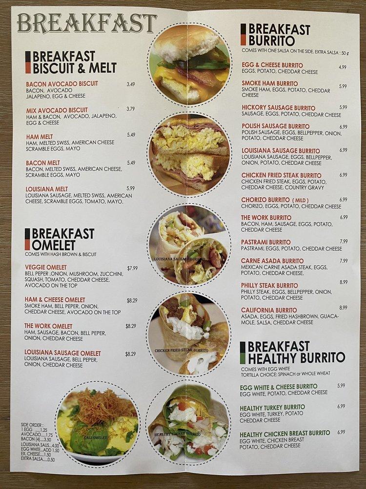 Menu at Teddy's Deli restaurant, Anaheim