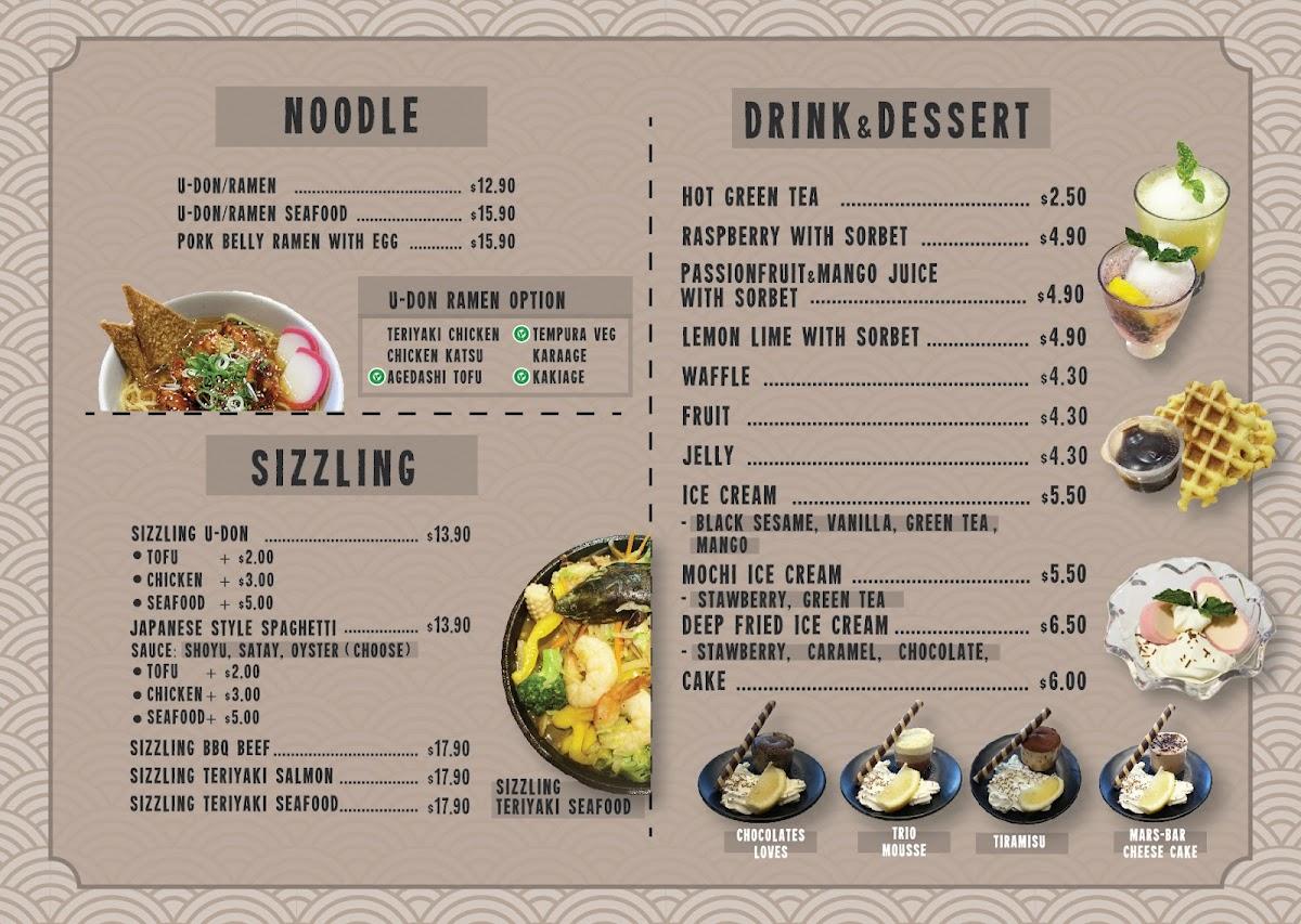 Menu at Snap Sushi Japanese Restaurant, Banksia Beach