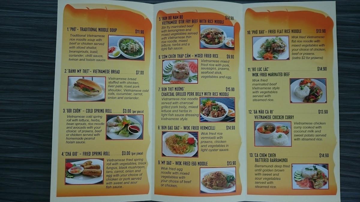 Menu at Vietnamese Corner Kirwan restaurant, Kirwan