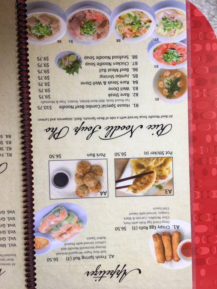 Menu at Happy Bowl Restaurant, Ashland, Siskiyou Blvd #2304