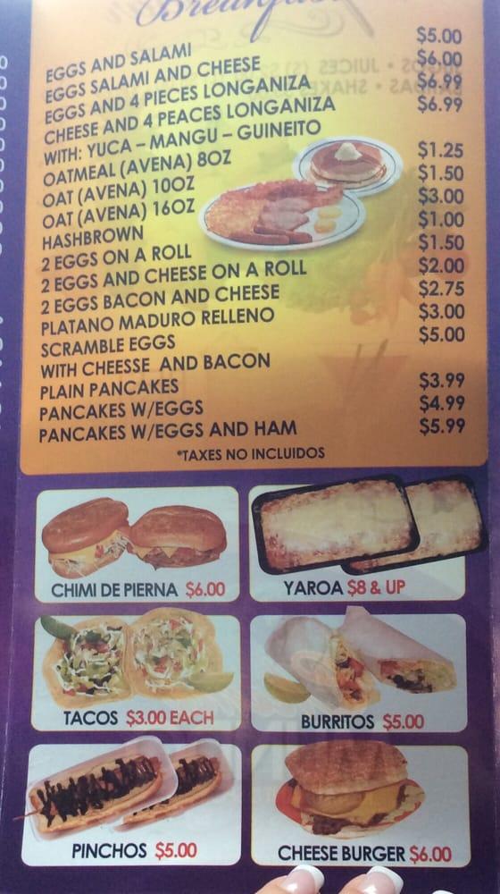 Menu at Chimi Mundo pub & bar, New York City, Atlantic Ave