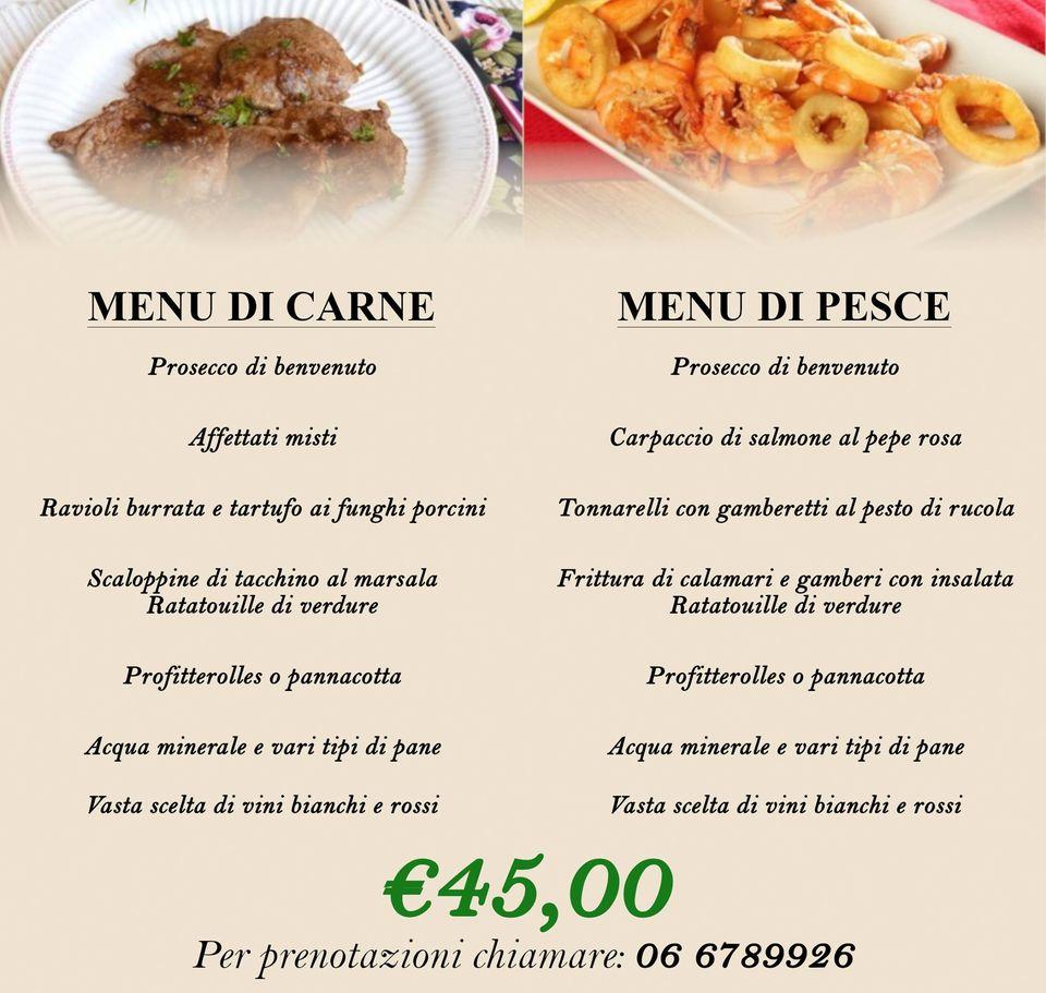 Menu da Al Picchio pizzeria, Roma