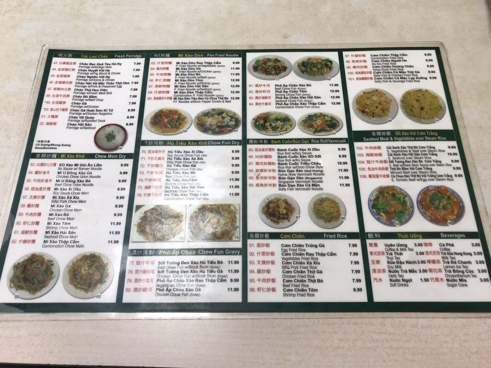 Menu at Asian BBQ & Noodle, Las Vegas, S Jones Blvd #5c