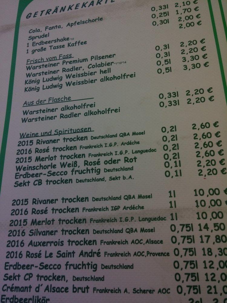 Menu at Bauer Ehl, Saarlouis, Sablonhof 1