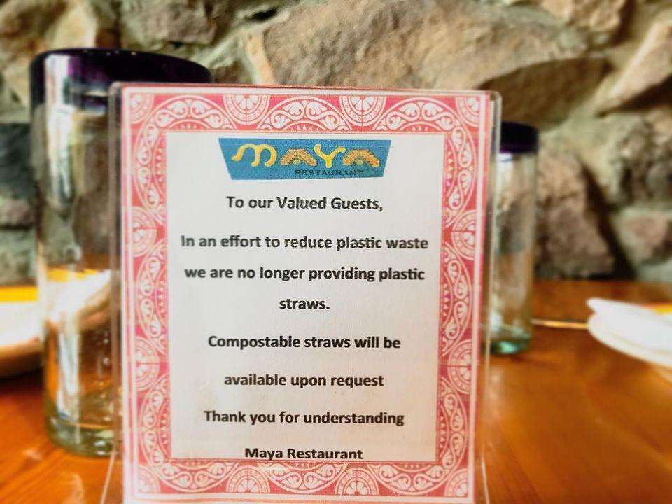 Menu at Maya Restaurant, Sonoma