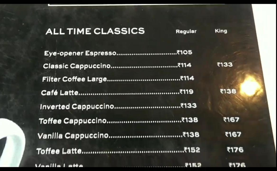 Menu at Café Coffee Day Dalhousie, Kolkata, 6