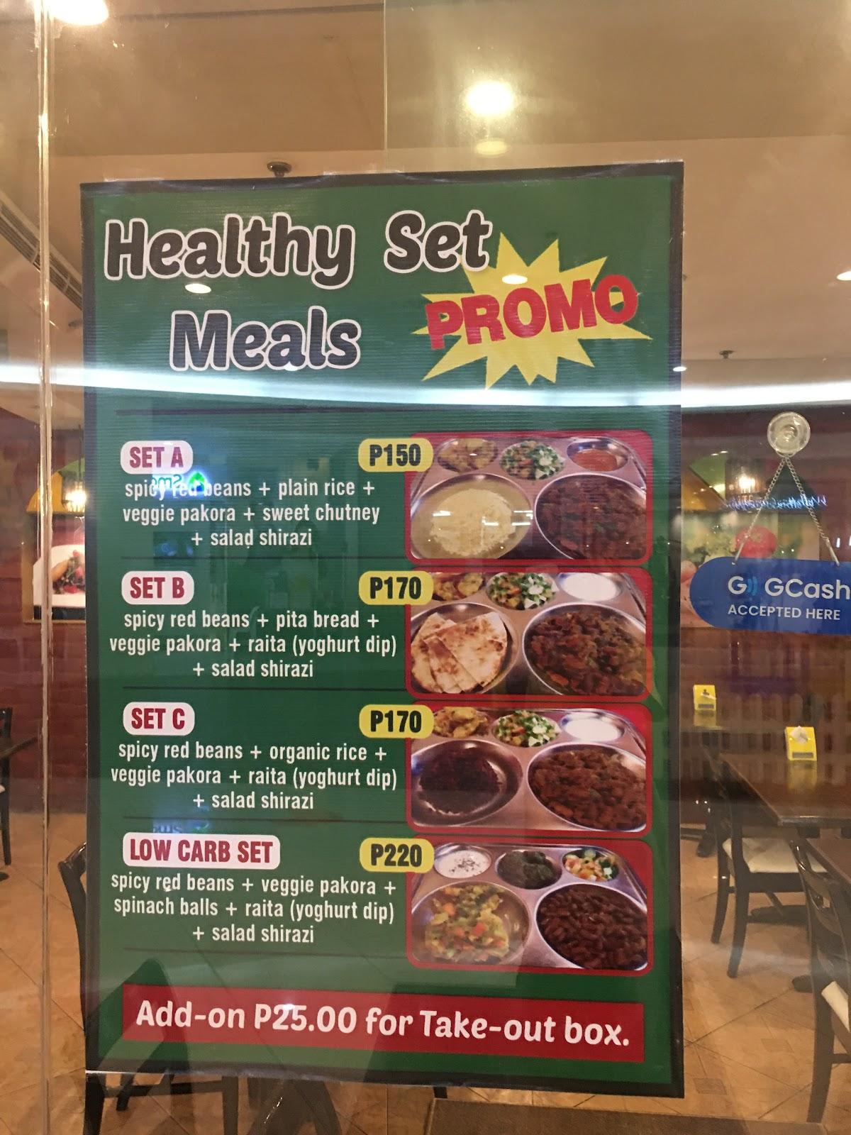 Menu at Persian Palate restaurant, Cebu City, Active Zone
