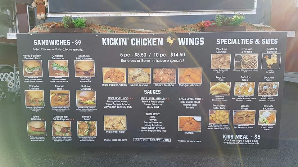 Menu at BGs Food Cartel restaurant, Beaverton
