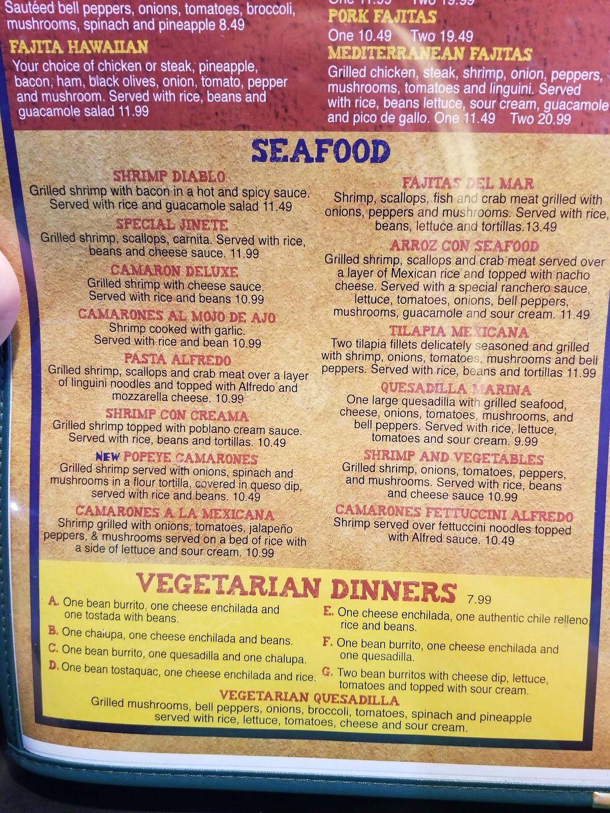 Menu at El Rodeo Grande restaurant, Prestonsburg
