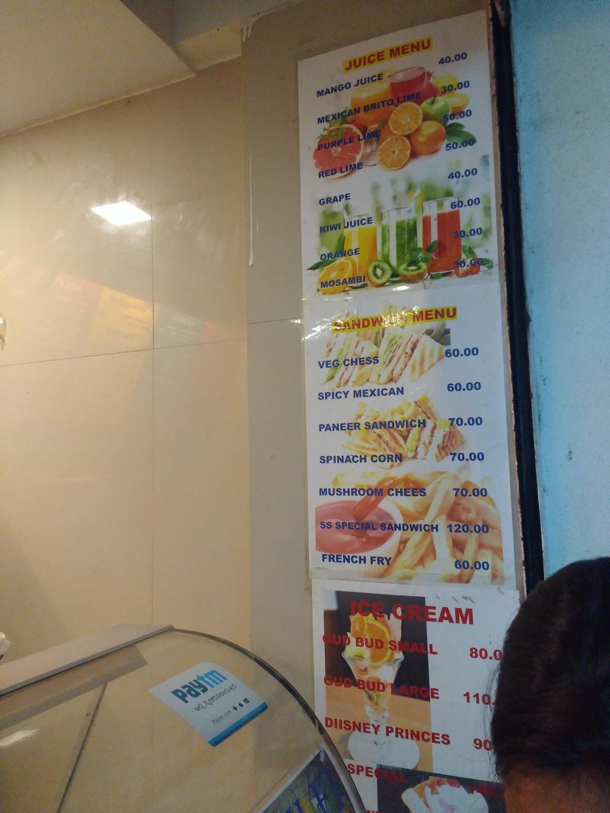 Menu at Lassi shop, Bengaluru, Parijatha Ave