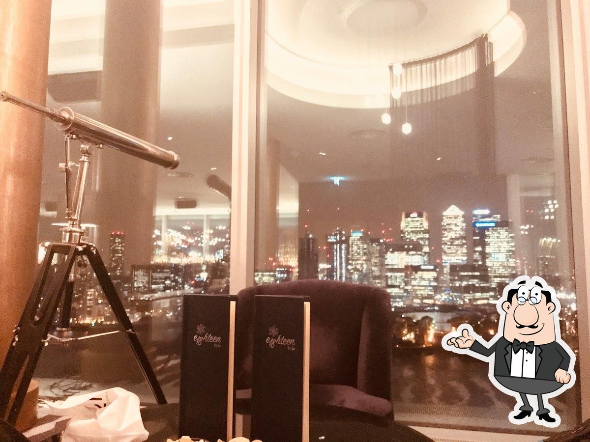 Eighteen Sky Bar, London - Restaurant menu, prices and reviews
