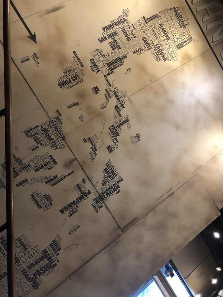 Menu at Starbucks cafe, Makati, 6750 Ayala Ave