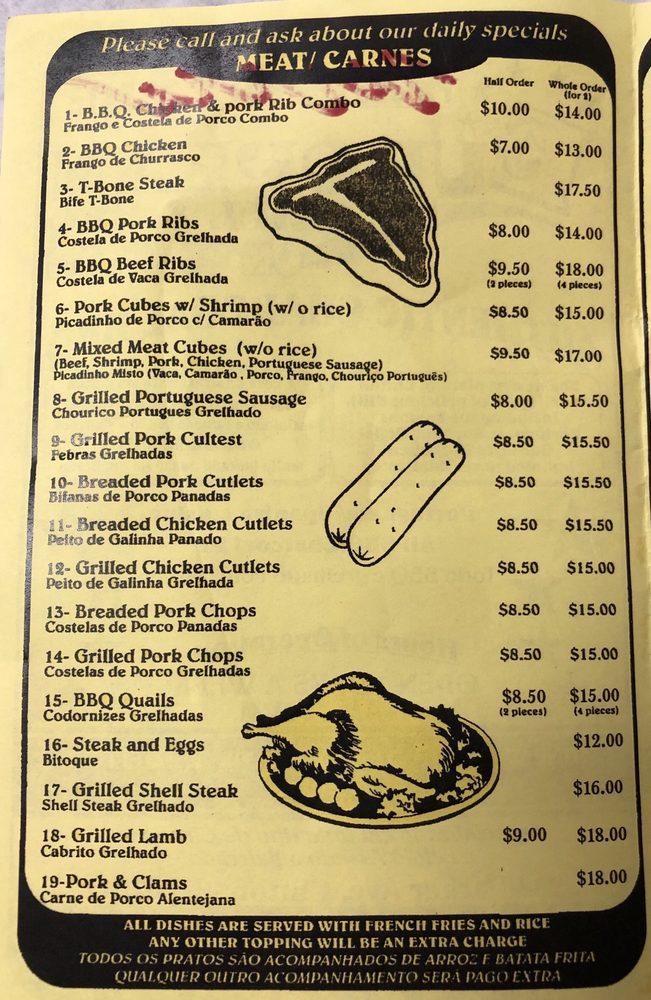 Menu at European Grill & BBQ, Clifton