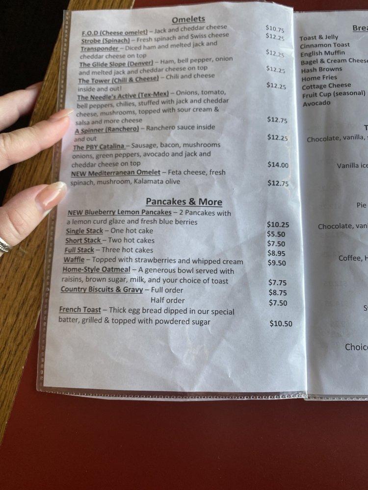 Menu at Foxy's Landing & Restaurant, Lancaster