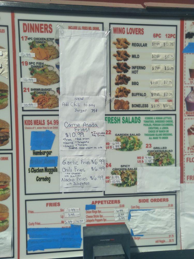 Menu at Station 49 Grill restaurant, San Andreas