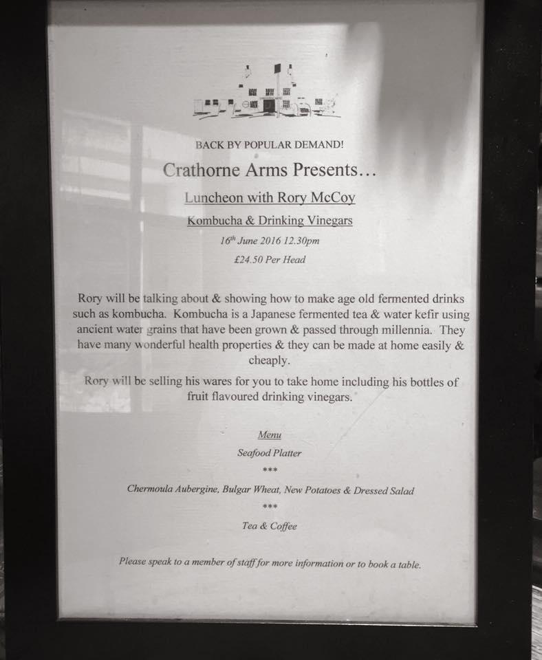 Menu at The Crathorne Arms pub & bar, Yarm