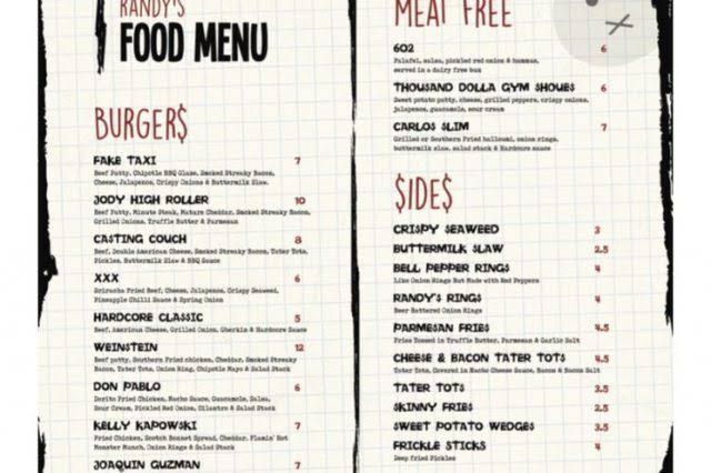 Menu at Local Restaurant, Hermosa