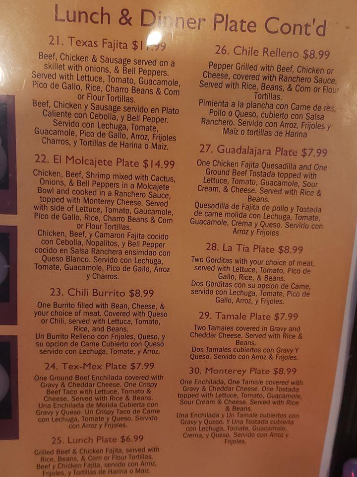 Menu at Ferris Bar & Grill, Ferris