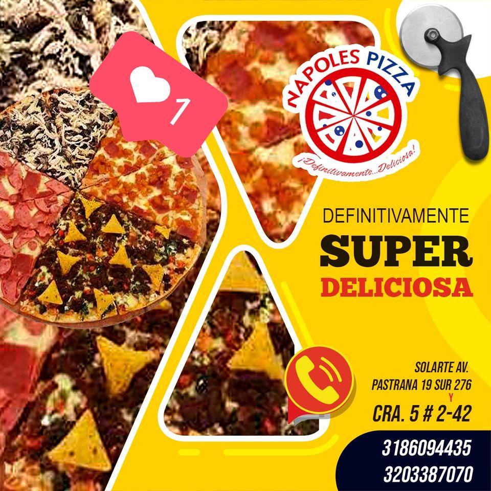 Carta del restaurante Napoles Pizza, Pitalito