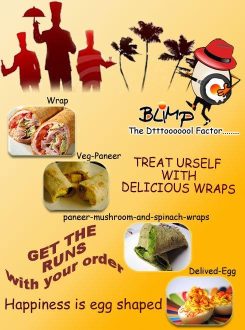 Menu at Blimp, Lucknow