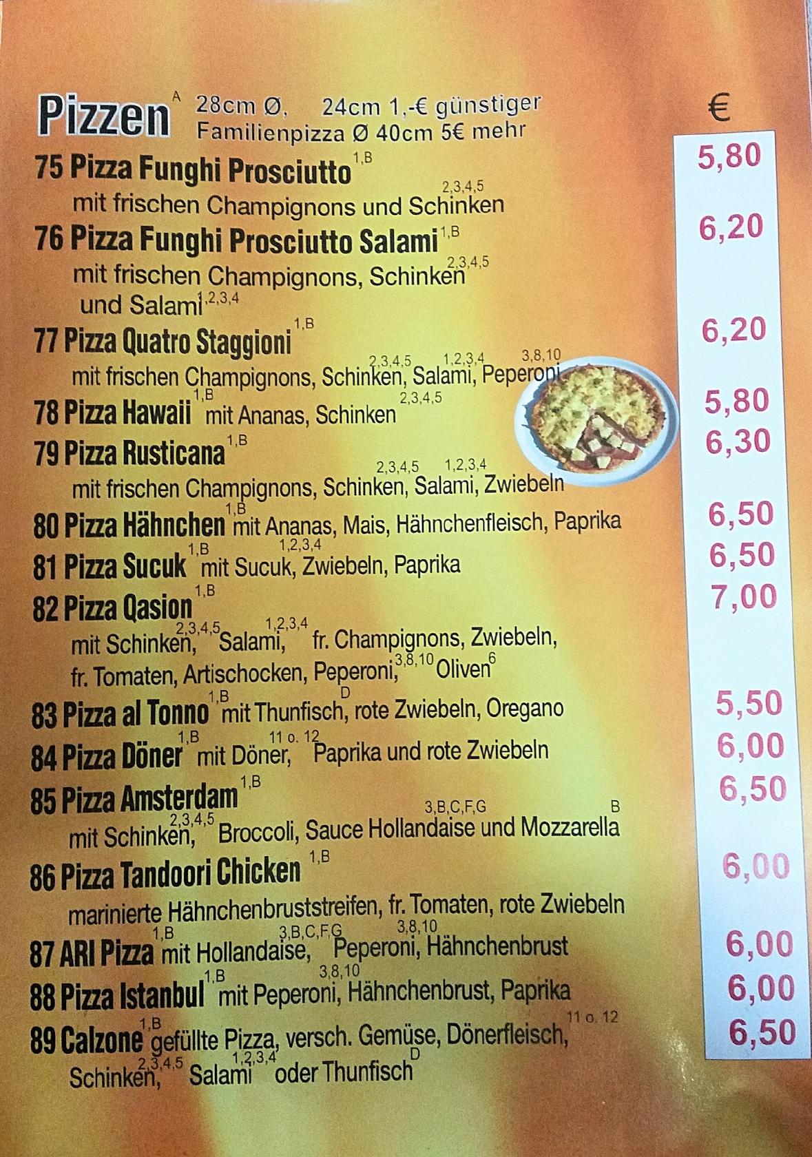Speisekarte von Qasion - Salzgitter restaurant, Salzgitter