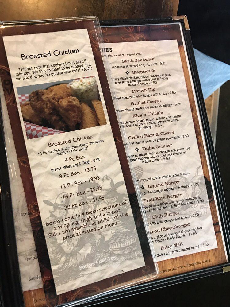Menu at Outpost Café cafe, Lusk