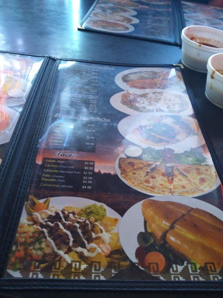 Menu at Mariscos El Mariachi restaurant, Las Vegas, 552 N Eastern Ave # A