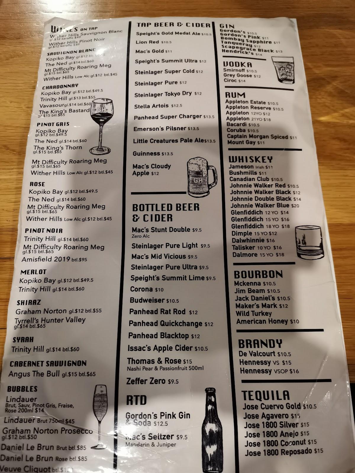Menu at The Good Home Takanini pizzeria, Takanini, 260 Great South Rd