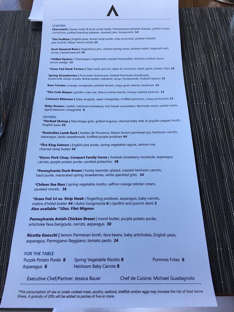Menu at Altius pub & bar, Pittsburgh