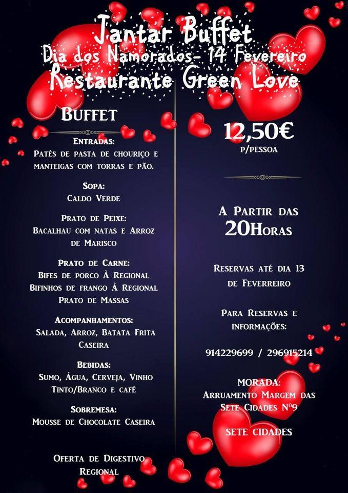 Menu at Green Love Restaurant, Sete Cidades
