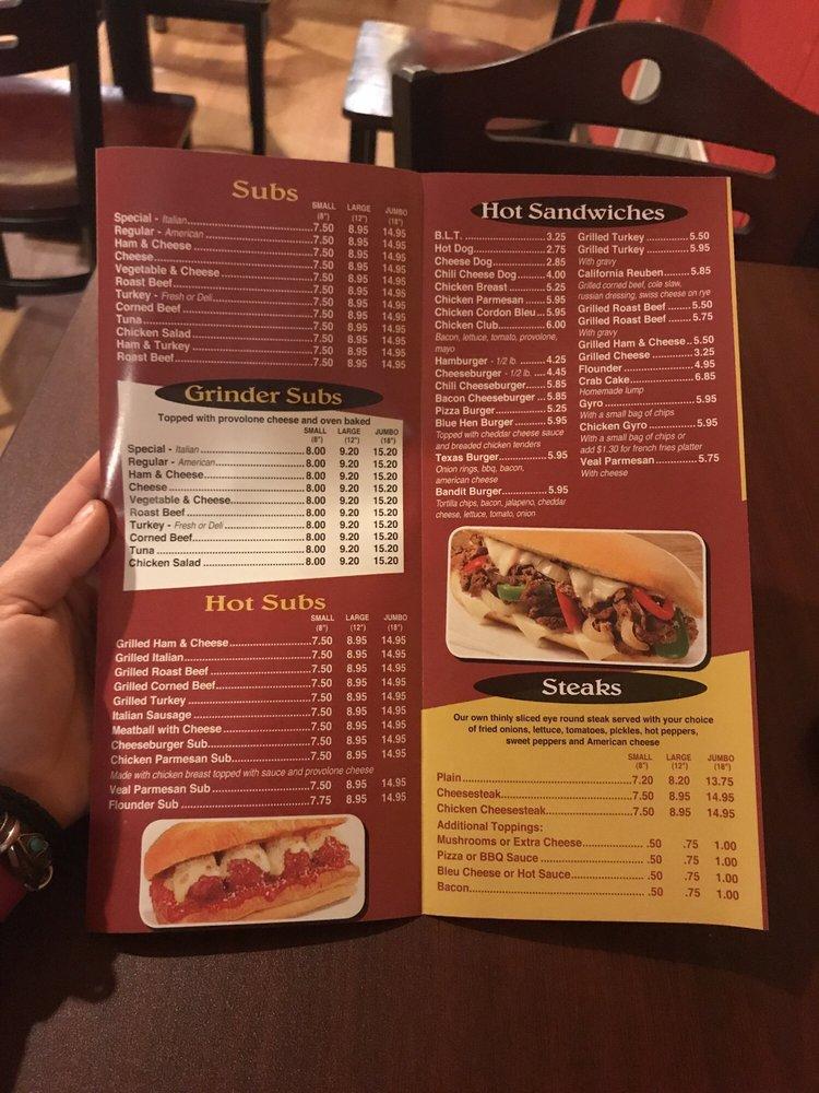 Menu at Simaron Pizza & Steak Shop pizzeria, Dover