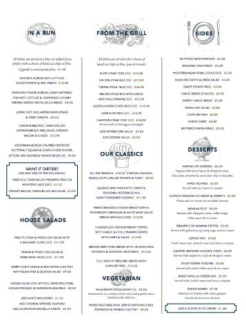 Menu at LT1 Fish & Chips & More restaurant, Lowestoft, No 1