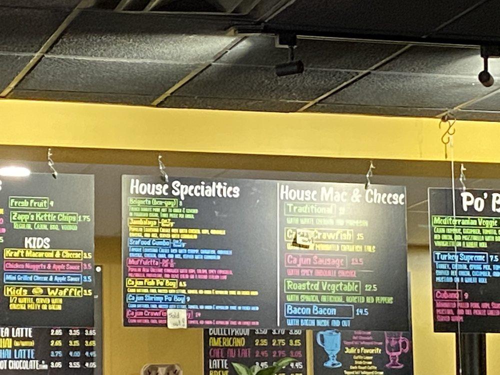 Menu at Chicory Cafe Mishawaka, Mishawaka