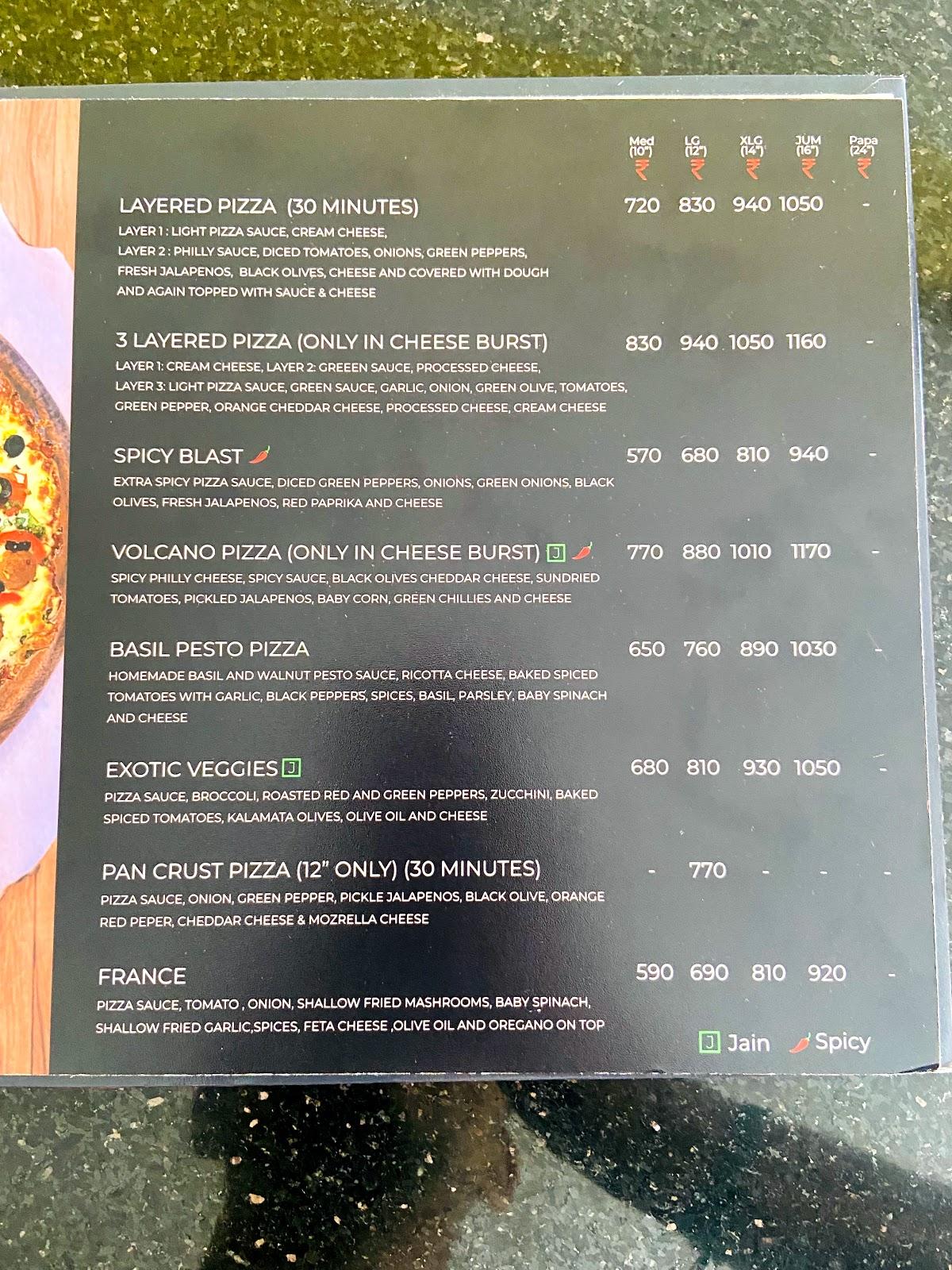 Menu at P'S Delicacies, Bardoli, 52-59