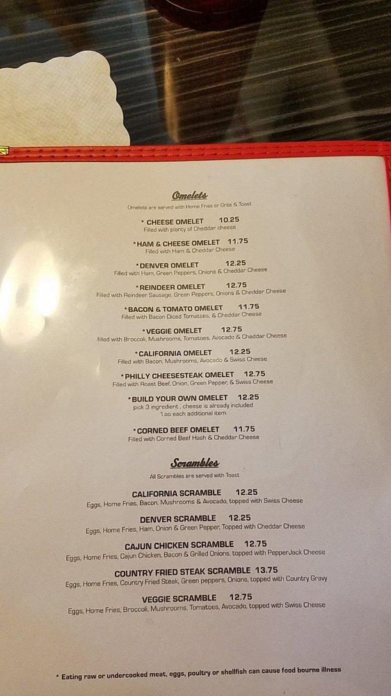 Menu at Little Dipper Diner restaurant, Anchorage, W Dimond Blvd #106