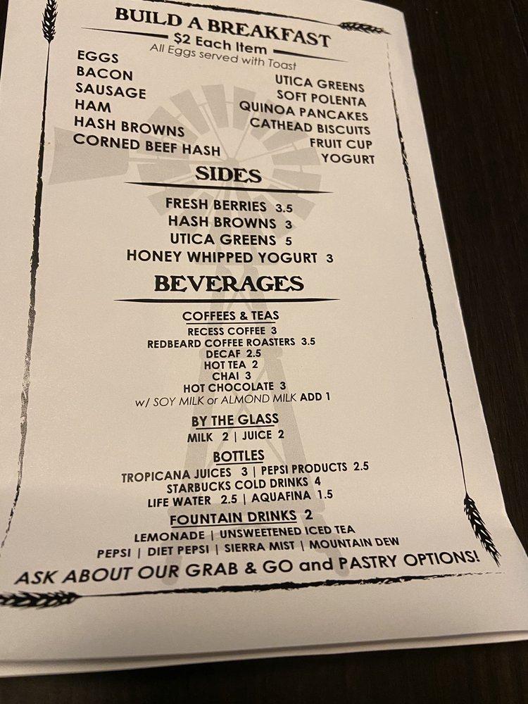 Menu at Brewer Union Cafe, Brewerton