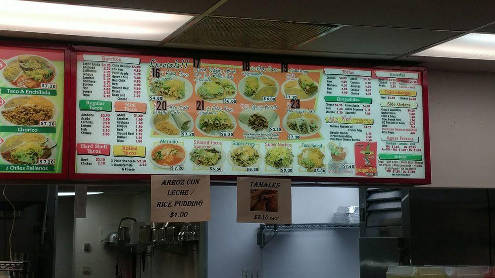 Carta del restaurante Salazar Brothers Mexican Food, Tempe, 926 E ...