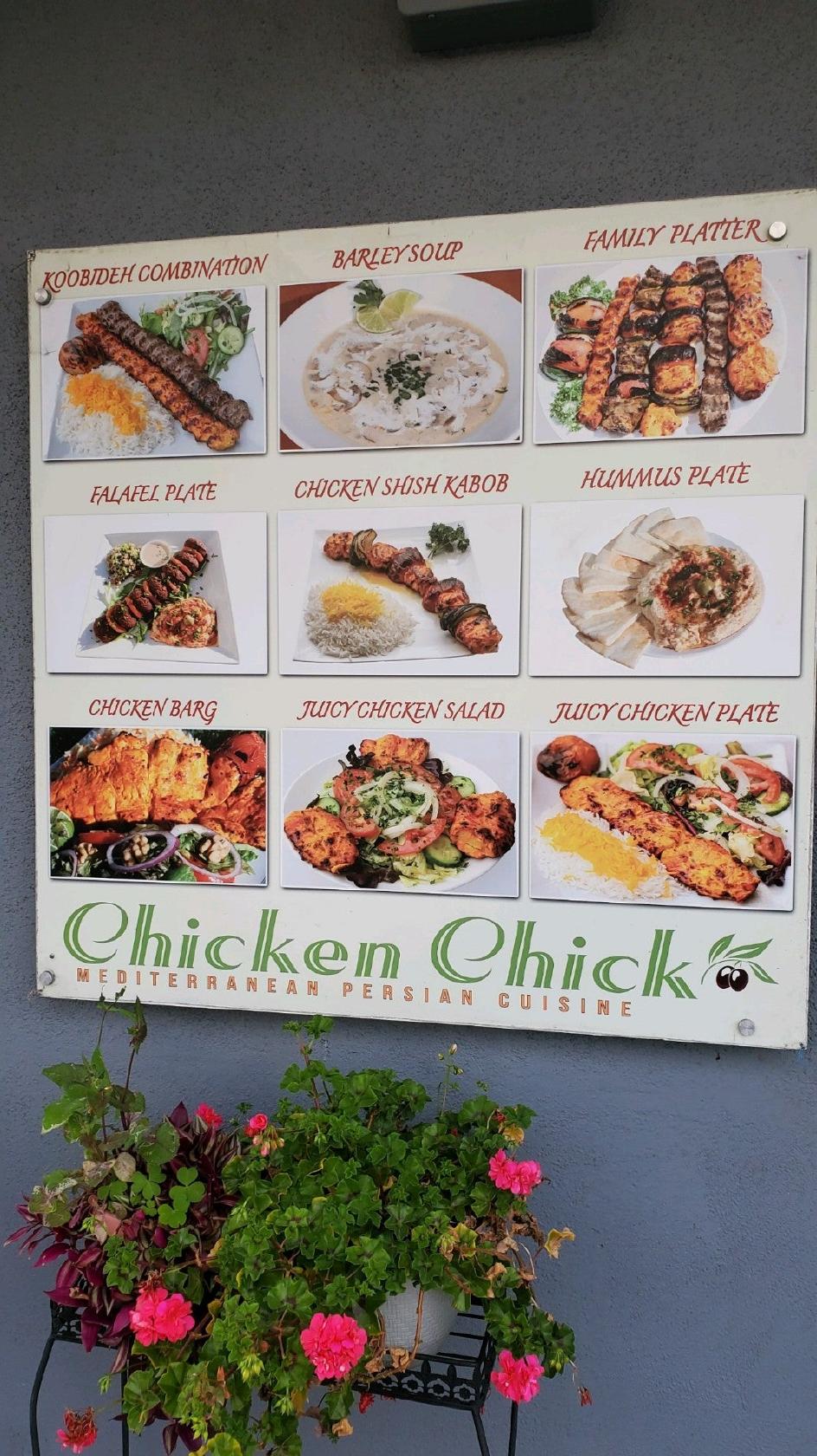 Menu at Chicken Chick restaurant, Torrance