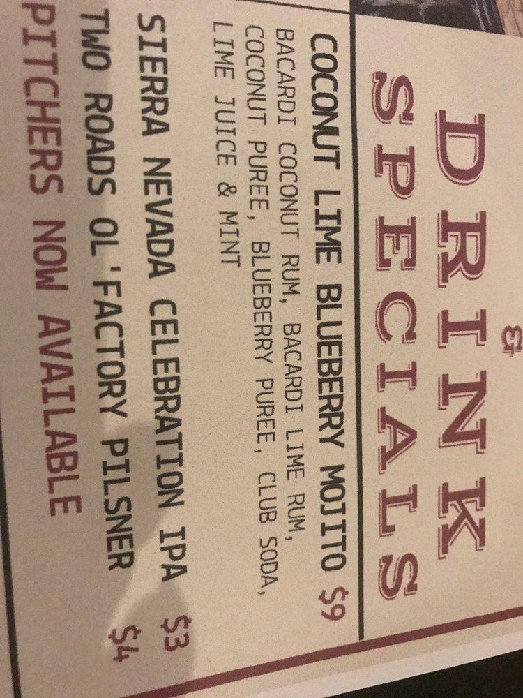 Menu at The Hub Pizza Bar, Ansonia