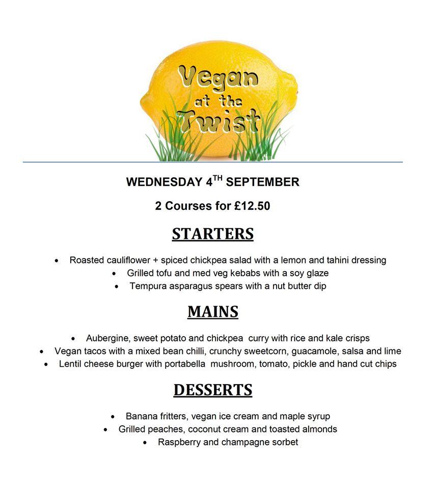 Menu at lemon twist pub & bar, Falmouth