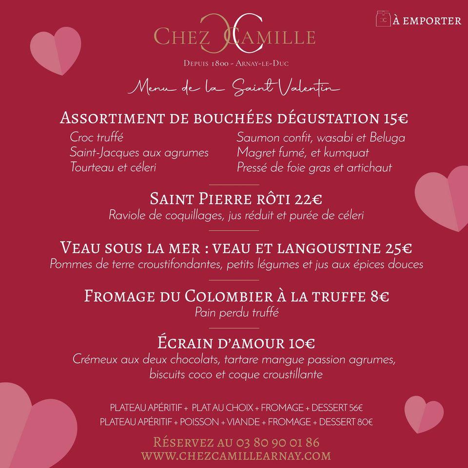 Menu at Hôtel & Restaurant - Chez Camille, Arnay-le-Duc