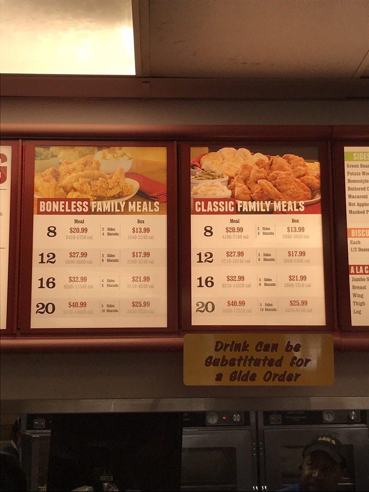 Menu at Lee's Famous Recipe Chicken fast food, Richmond