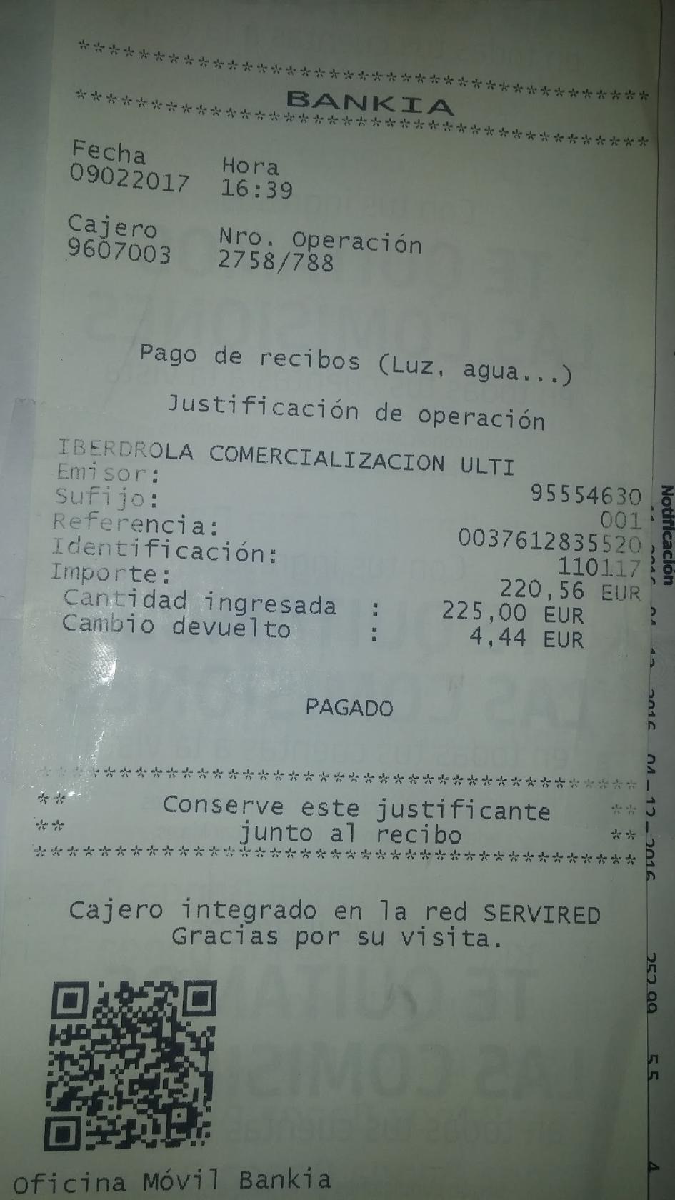 Carta del restaurante Tati's, Ayelo del Malferit
