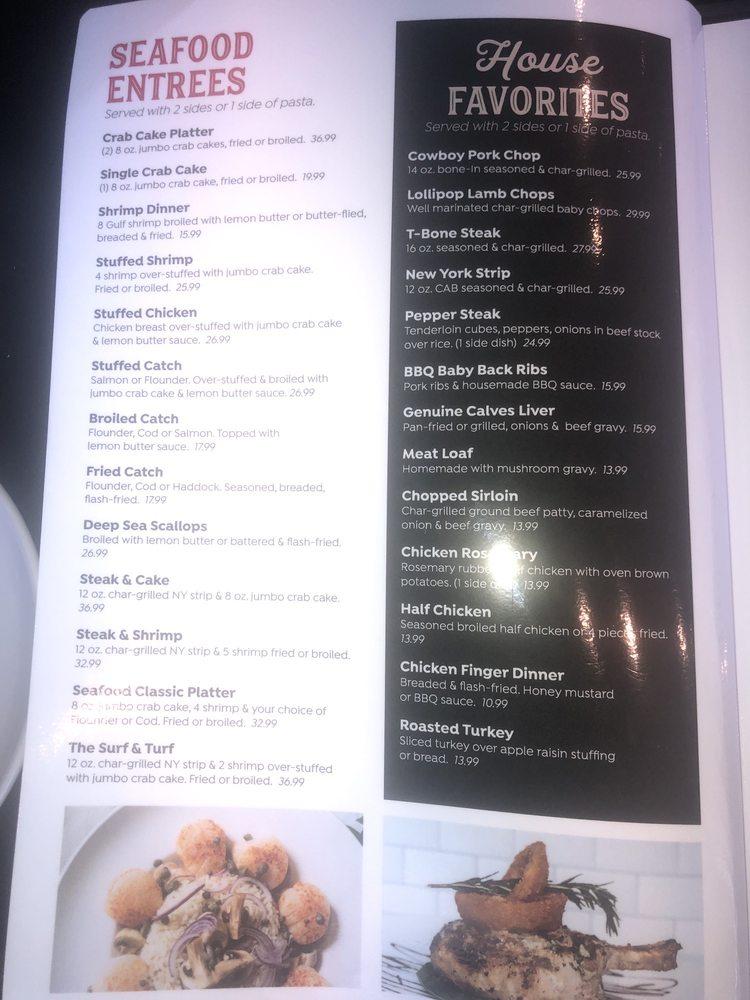 Menu at Venetian Italian Eatery restaurant, Edgewood