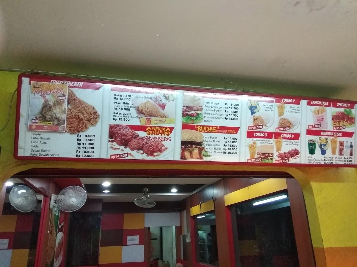 Menu at d'BestO Cilandak restaurant, South Jakarta
