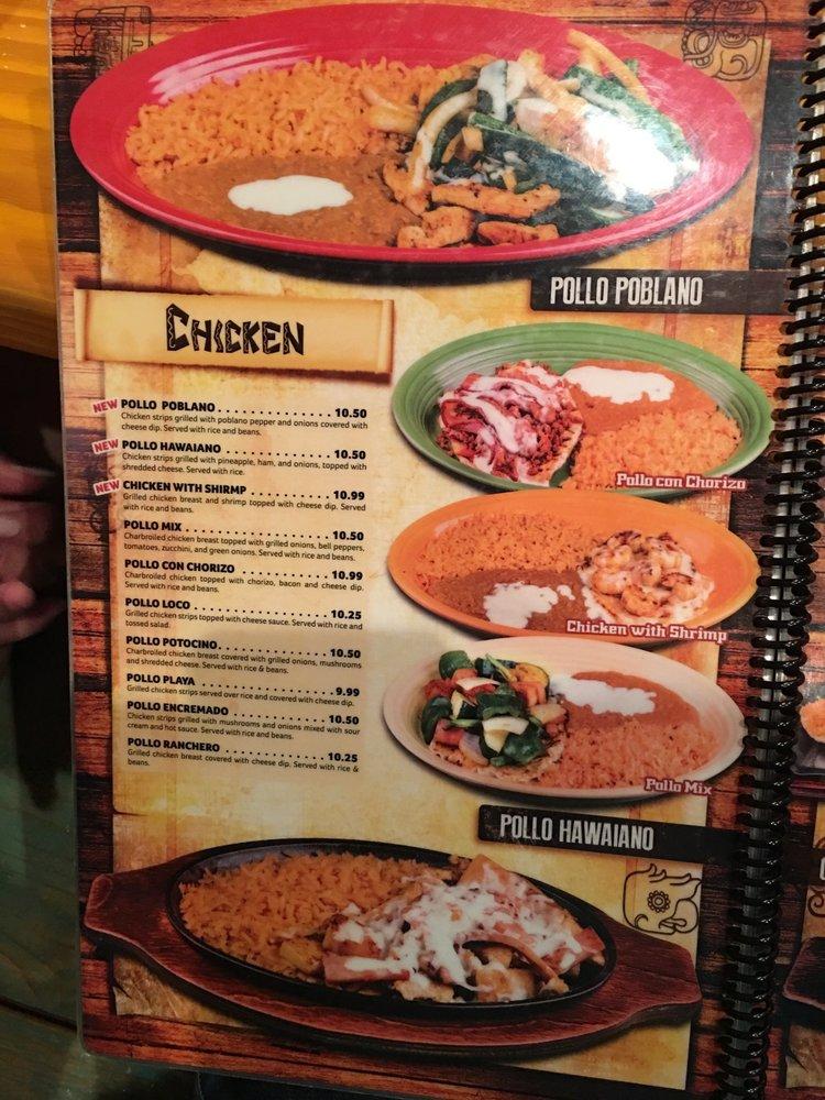 Menu at Don Sol Mexican Grill restaurant, Mattoon